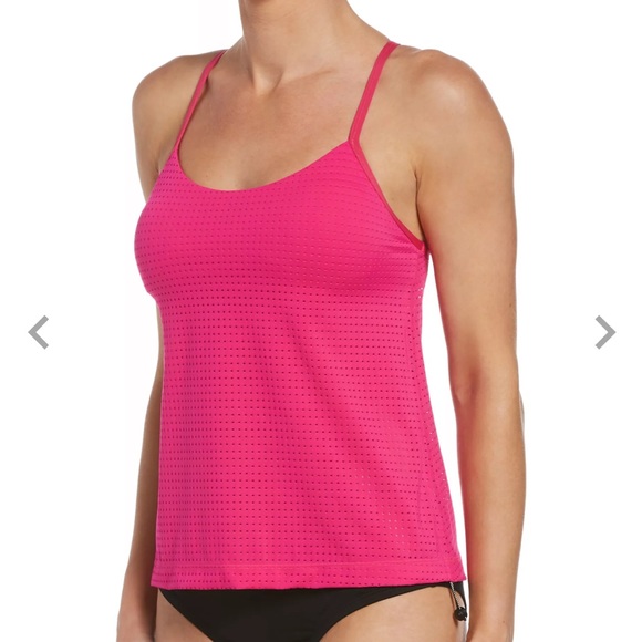 Nike | Swim | Nwt Nike Swim Womens Layered Tankini Pink Prime Small ...